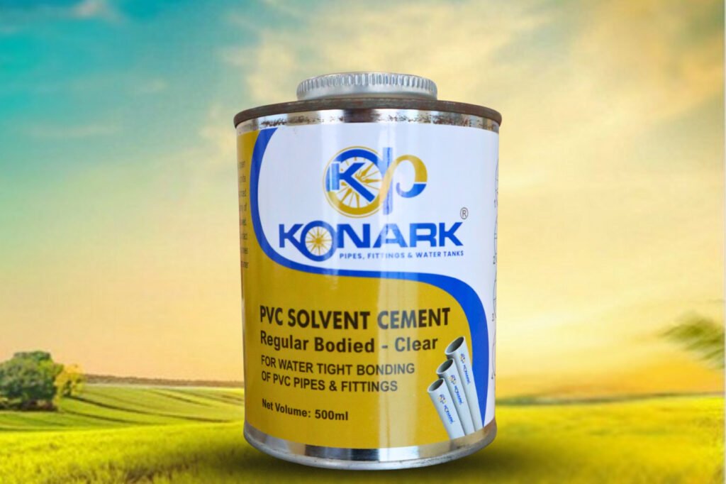 PVC Solvent Cement - Konark Pipes Fittings & Water Tanks